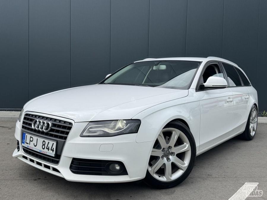 White Audi A4 2008 in Panevezys, with an engine capacity of 2.00 L and mileage of 470 thousand km for 3700 €, photo 6 on AUTOMOTO.COM.LV
