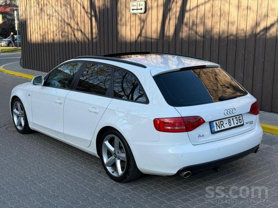 Белый Ауди А4 2008 в Рига, объемом двигателя 3.00 л и пробегом 293 тыс. км за 5990 €, фото 5 на AUTOMOTO.COM.LV