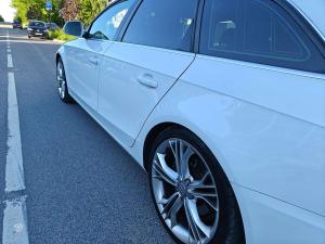 White Audi A4 2008 in Vilnius, with an engine capacity of 1.97 L and mileage of 275 thousand km for 4200 €, photo 9 on AUTOMOTO.COM.LV