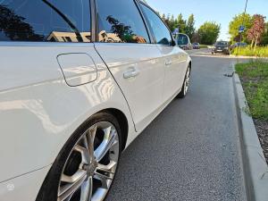 White Audi A4 2008 in Vilnius, with an engine capacity of 1.97 L and mileage of 275 thousand km for 4200 €, photo 11 on AUTOMOTO.COM.LV