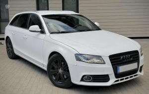 Balts Audi A4 2008 Viļņa, ar dzinēja tilpumu 1.97 L un nobraukumu 289 tūkst. km par 4500 €, foto  vietnē AUTOMOTO.COM.LV