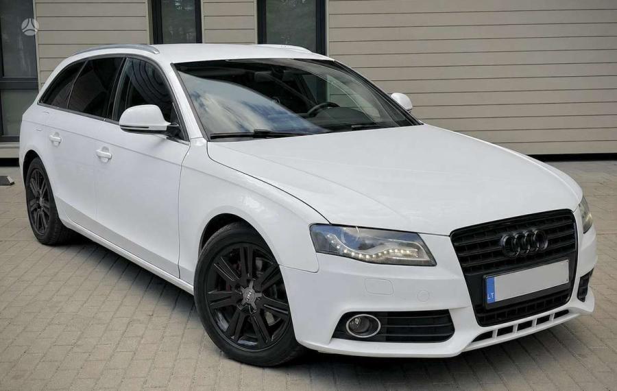 Balts Audi A4 2008 Viļņa, ar dzinēja tilpumu 1.97 L un nobraukumu 289 tūkst. km par 4500 €, foto 1 vietnē AUTOMOTO.COM.LV