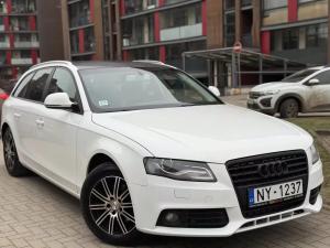 White Audi A4 2008 in Riga, with an engine capacity of 2.00 L and mileage of 266 thousand km for 4690 €, photo  on AUTOMOTO.COM.LV