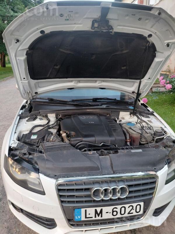 Balts Audi A4 2008 Saldus, ar dzinēja tilpumu 2.00 L un nobraukumu 402 tūkst. km par 5200 €, foto 9 vietnē AUTOMOTO.COM.LV