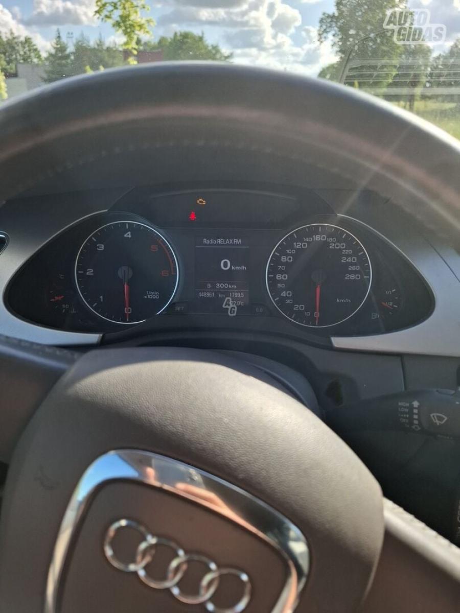 White Audi A4 2008 in Joniskis, with an engine capacity of 2.00 L and mileage of 450 thousand km for 3200 €, photo 12 on AUTOMOTO.COM.LV