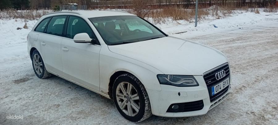White Audi A4 2008 in Sillamae, with an engine capacity of 3.00 L and mileage of 373 thousand km for 7000 €, photo 10 on AUTOMOTO.COM.LV