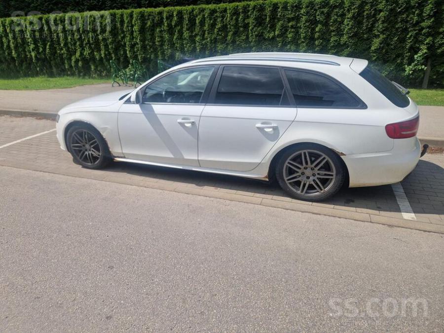 White Audi A4 2008 in Riga, with an engine capacity of 1.80 L and mileage of 0 thousand km for 3200 €, photo 1 on AUTOMOTO.COM.LV