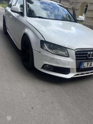 White Audi A4 2008 in Vilnius, with an engine capacity of 2.00 L and mileage of 345 thousand km for 3000 €, photo 9 on AUTOMOTO.COM.LV