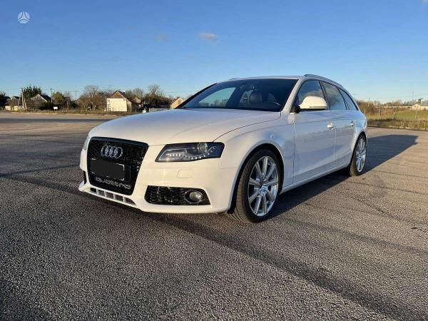 Balts Audi A4 2008 Raseiniai, ar dzinēja tilpumu 2.97 L un nobraukumu 313 tūkst. km par 6650 €, foto 1 vietnē AUTOMOTO.COM.LV