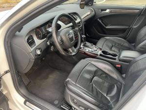 White Audi A4 2008 in Raseiniai, with an engine capacity of 2.97 L and mileage of 313 thousand km for 6650 €, photo 10 on AUTOMOTO.COM.LV