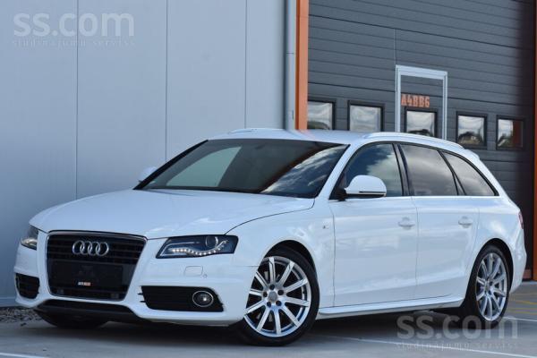 White Audi A4 2008 in Riga, with an engine capacity of 2.00 L and mileage of 290 thousand km for 6990 €, photo 1 on AUTOMOTO.COM.LV