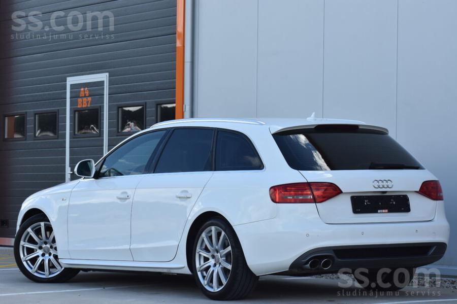 White Audi A4 2008 in Riga, with an engine capacity of 2.00 L and mileage of 290 thousand km for 6990 €, photo 4 on AUTOMOTO.COM.LV