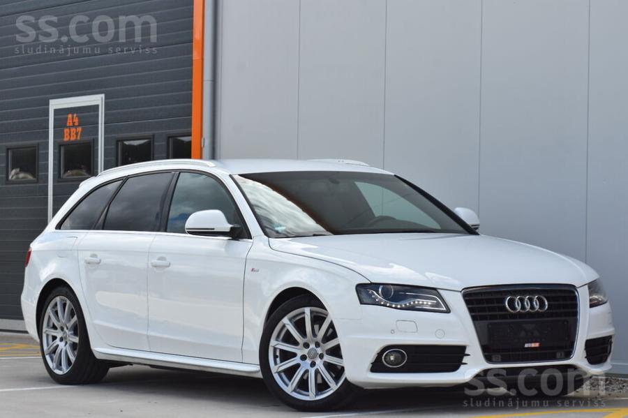 White Audi A4 2008 in Riga, with an engine capacity of 2.00 L and mileage of 290 thousand km for 6990 €, photo 5 on AUTOMOTO.COM.LV