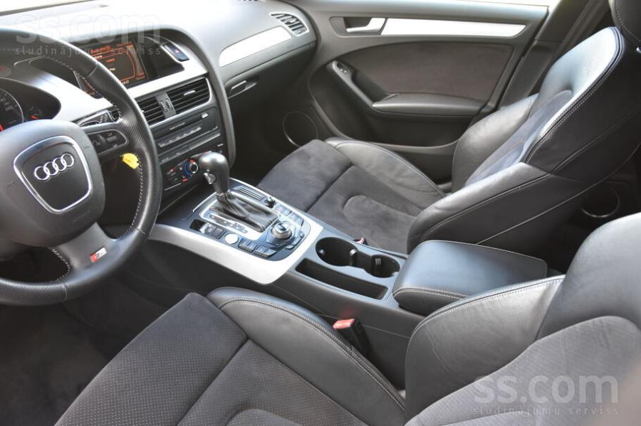 White Audi A4 2008 in Riga, with an engine capacity of 2.00 L and mileage of 290 thousand km for 6990 €, photo 9 on AUTOMOTO.COM.LV