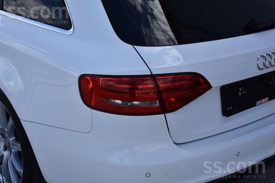White Audi A4 2008 in Riga, with an engine capacity of 2.00 L and mileage of 290 thousand km for 6990 €, photo 31 on AUTOMOTO.COM.LV