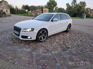 White Audi A4 2008 in Bauska, with an engine capacity of 2.00 L and mileage of 324 thousand km for 4800 €, photo  on AUTOMOTO.COM.LV