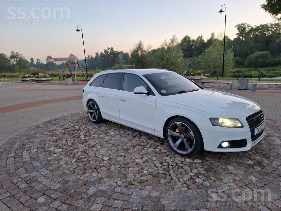 White Audi A4 2008 in Bauska, with an engine capacity of 2.00 L and mileage of 324 thousand km for 4800 €, photo 3 on AUTOMOTO.COM.LV