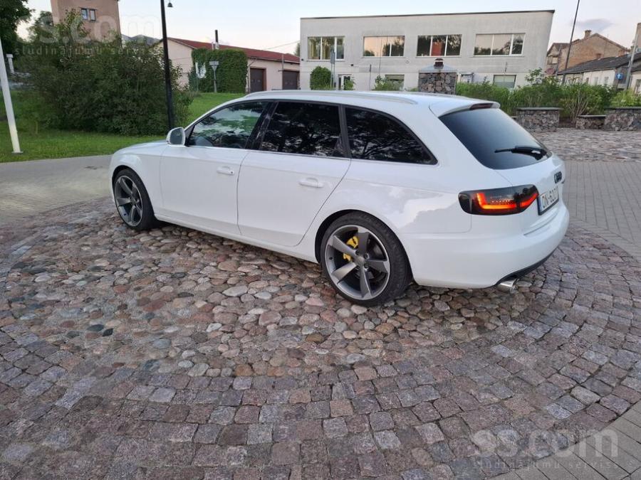 White Audi A4 2008 in Bauska, with an engine capacity of 2.00 L and mileage of 324 thousand km for 4800 €, photo 7 on AUTOMOTO.COM.LV