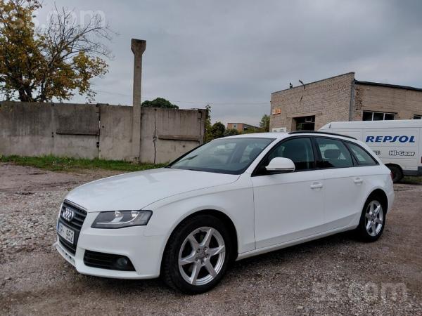 White Audi A4 2008 in Rezekne, with an engine capacity of 2.00 L and mileage of 0 thousand km for 5150 €, photo 1 on AUTOMOTO.COM.LV
