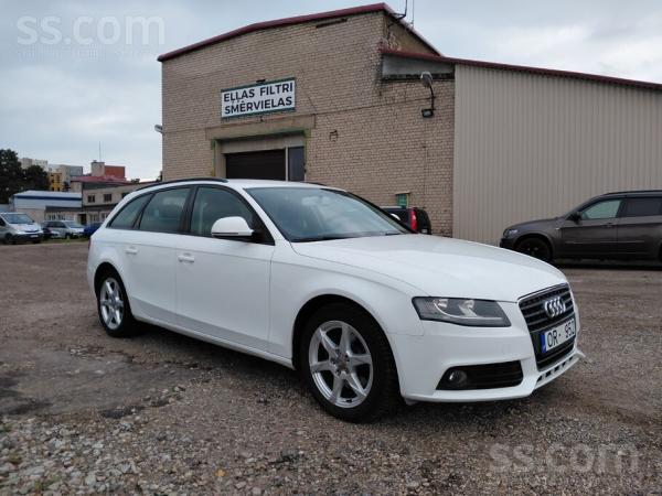 White Audi A4 2008 in Rezekne, with an engine capacity of 2.00 L and mileage of 0 thousand km for 5150 €, photo 3 on AUTOMOTO.COM.LV