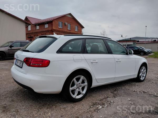 White Audi A4 2008 in Rezekne, with an engine capacity of 2.00 L and mileage of 0 thousand km for 5150 €, photo 4 on AUTOMOTO.COM.LV