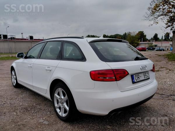 White Audi A4 2008 in Rezekne, with an engine capacity of 2.00 L and mileage of 0 thousand km for 5150 €, photo 5 on AUTOMOTO.COM.LV