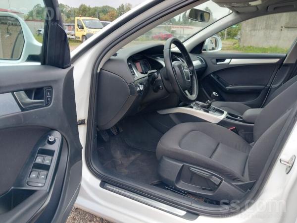 White Audi A4 2008 in Rezekne, with an engine capacity of 2.00 L and mileage of 0 thousand km for 5150 €, photo 6 on AUTOMOTO.COM.LV