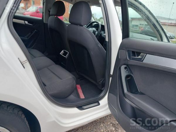 White Audi A4 2008 in Rezekne, with an engine capacity of 2.00 L and mileage of 0 thousand km for 5150 €, photo 10 on AUTOMOTO.COM.LV