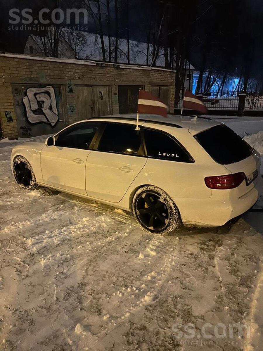 White Audi A4 2008 in Riga, with an engine capacity of 2.00 L and mileage of 235 thousand km for 6200 €, photo 3 on AUTOMOTO.COM.LV