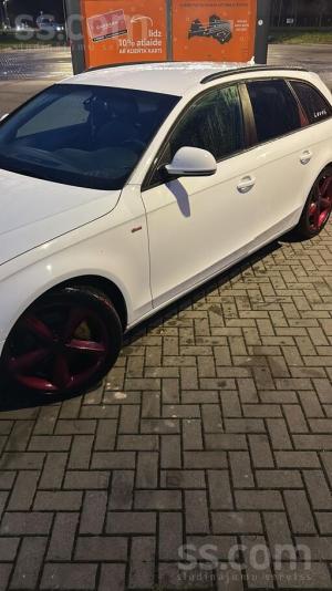 White Audi A4 2008 in Riga, with an engine capacity of 2.00 L and mileage of 235 thousand km for 6200 €, photo 8 on AUTOMOTO.COM.LV