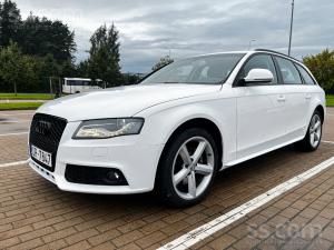 White Audi A4 2008 in Riga, with an engine capacity of 2.00 L and mileage of 417 thousand km for 4590 €, photo  on AUTOMOTO.COM.LV