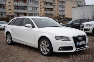White Audi A4 2009 in Liepaja, with an engine capacity of 3.00 L and mileage of 305 thousand km for 6800 €, photo 3 on AUTOMOTO.COM.LV