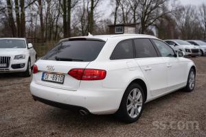 White Audi A4 2009 in Liepaja, with an engine capacity of 3.00 L and mileage of 305 thousand km for 6800 €, photo 5 on AUTOMOTO.COM.LV
