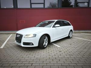 White Audi A4 2009 in Kaunas, with an engine capacity of 1.98 L and mileage of 134 thousand km for 5450 €, photo  on AUTOMOTO.COM.LV