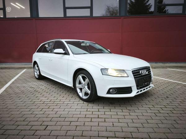White Audi A4 2009 in Kaunas, with an engine capacity of 1.98 L and mileage of 134 thousand km for 5450 €, photo 2 on AUTOMOTO.COM.LV