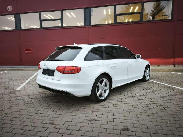 White Audi A4 2009 in Kaunas, with an engine capacity of 1.98 L and mileage of 134 thousand km for 5450 €, photo 5 on AUTOMOTO.COM.LV