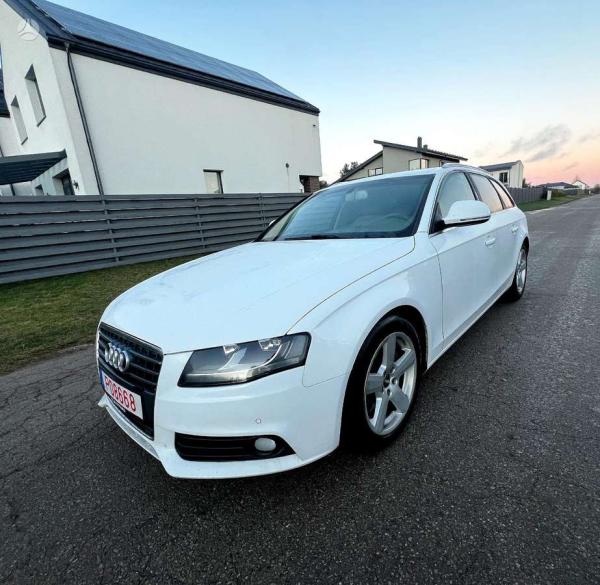 White Audi A4 2009 in Vilnius, with an engine capacity of 2.70 L and mileage of 300 thousand km for 4490 €, photo 5 on AUTOMOTO.COM.LV