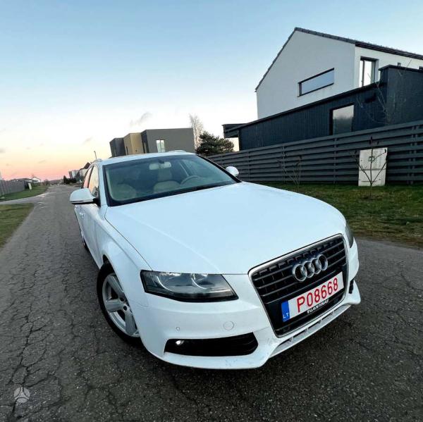 White Audi A4 2009 in Vilnius, with an engine capacity of 2.70 L and mileage of 300 thousand km for 4490 €, photo 9 on AUTOMOTO.COM.LV