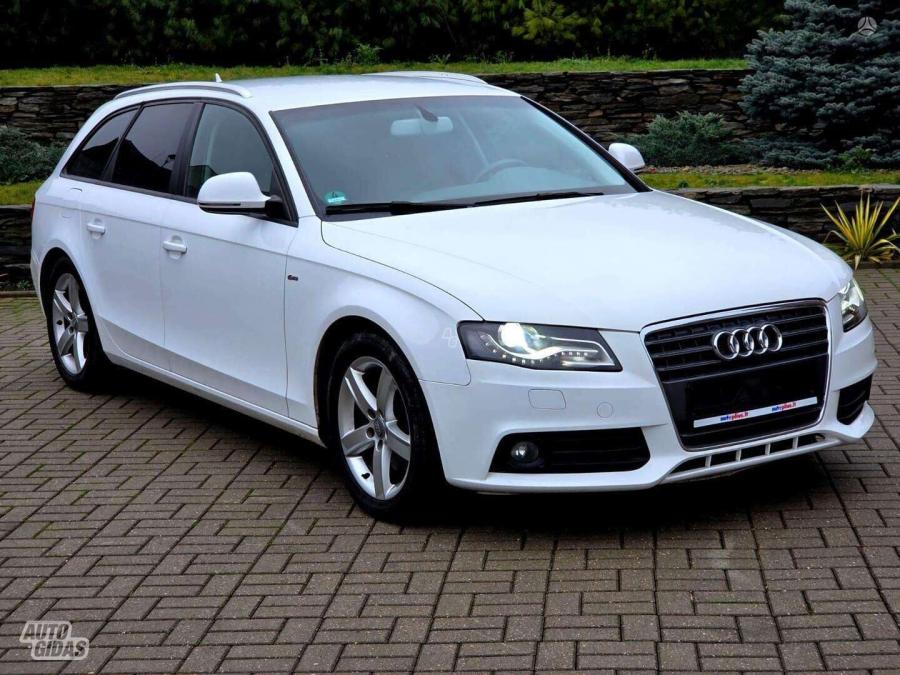 White Audi A4 2009 in Vilnius, with an engine capacity of 1.80 L and mileage of 238 thousand km for 4350 €, photo 1 on AUTOMOTO.COM.LV