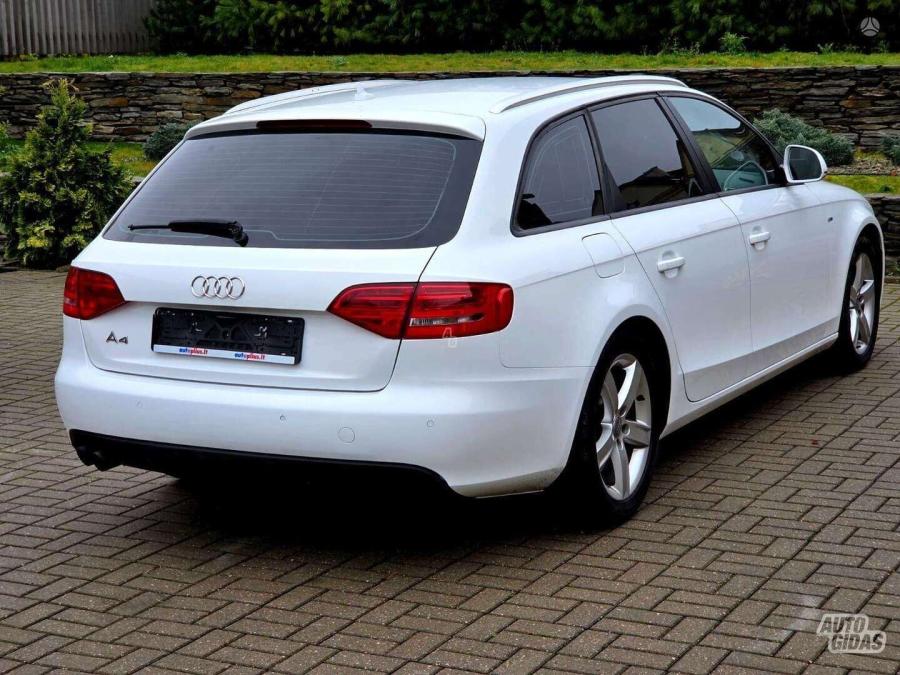 White Audi A4 2009 in Vilnius, with an engine capacity of 1.80 L and mileage of 238 thousand km for 4350 €, photo 8 on AUTOMOTO.COM.LV