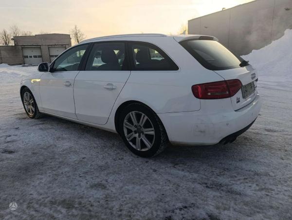 White Audi A4 2009 in Rokiskis, with an engine capacity of 1.97 L and mileage of 350 thousand km for 3200 €, photo 3 on AUTOMOTO.COM.LV