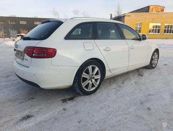 White Audi A4 2009 in Rokiskis, with an engine capacity of 1.97 L and mileage of 350 thousand km for 3200 €, photo 5 on AUTOMOTO.COM.LV
