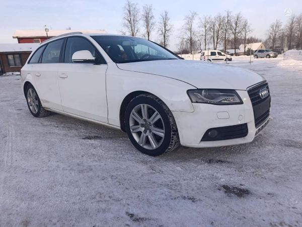 White Audi A4 2009 in Rokiskis, with an engine capacity of 1.97 L and mileage of 350 thousand km for 3200 €, photo 7 on AUTOMOTO.COM.LV