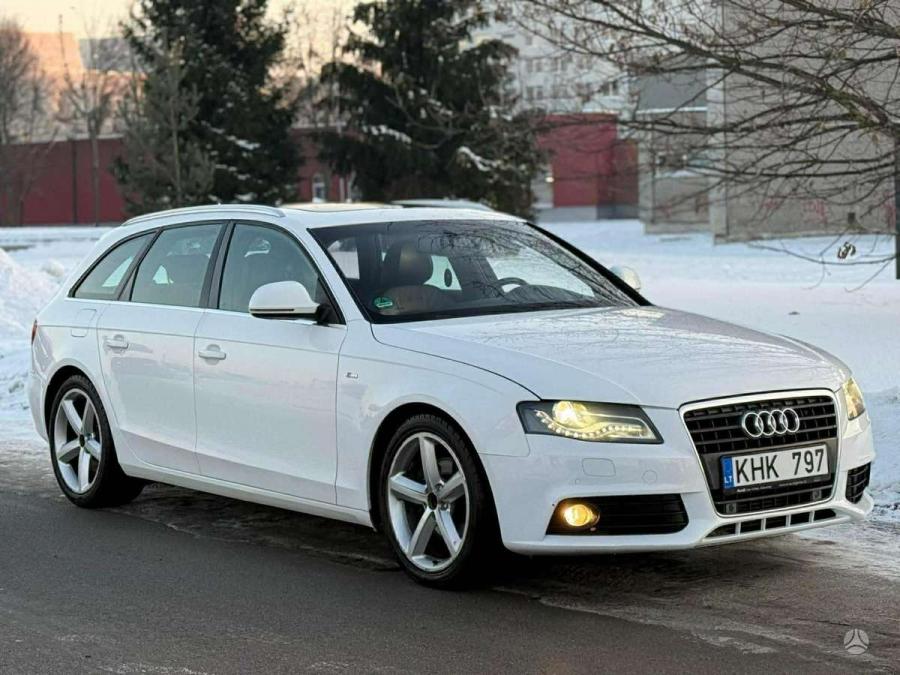 White Audi A4 2009 in Kaunas, with an engine capacity of 1.97 L and mileage of 288 thousand km for 5000 €, photo 2 on AUTOMOTO.COM.LV