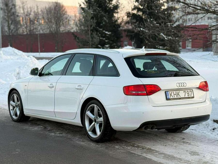 White Audi A4 2009 in Kaunas, with an engine capacity of 1.97 L and mileage of 288 thousand km for 5000 €, photo 3 on AUTOMOTO.COM.LV