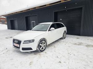 White Audi A4 2009 in Visaginas, with an engine capacity of 2.00 L and mileage of 357 thousand km for 4200 €, photo  on AUTOMOTO.COM.LV