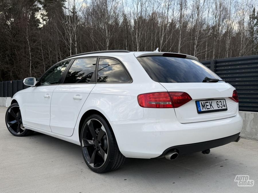 White Audi A4 2009 in Vilnius, with an engine capacity of 3.00 L and mileage of 311 thousand km for 4350 €, photo 6 on AUTOMOTO.COM.LV