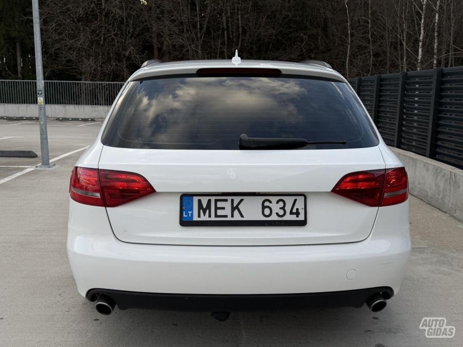 White Audi A4 2009 in Vilnius, with an engine capacity of 3.00 L and mileage of 311 thousand km for 4350 €, photo 9 on AUTOMOTO.COM.LV