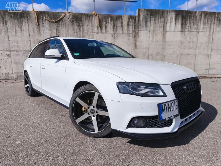 White Audi A4 2009 in Vilnius, with an engine capacity of 2.00 L and mileage of 390 thousand km for 5200 €, photo 1 on AUTOMOTO.COM.LV