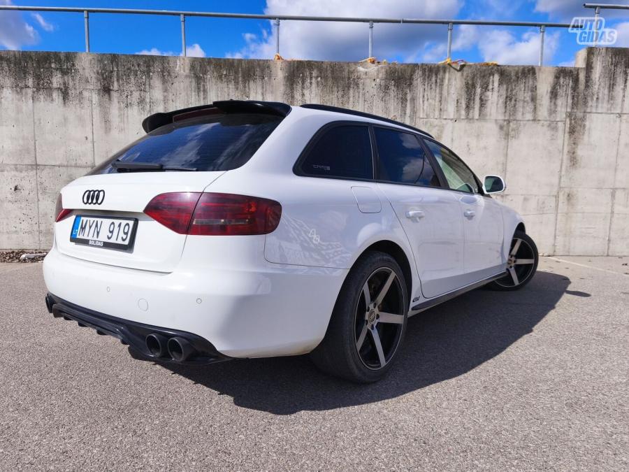 White Audi A4 2009 in Vilnius, with an engine capacity of 2.00 L and mileage of 390 thousand km for 5200 €, photo 5 on AUTOMOTO.COM.LV